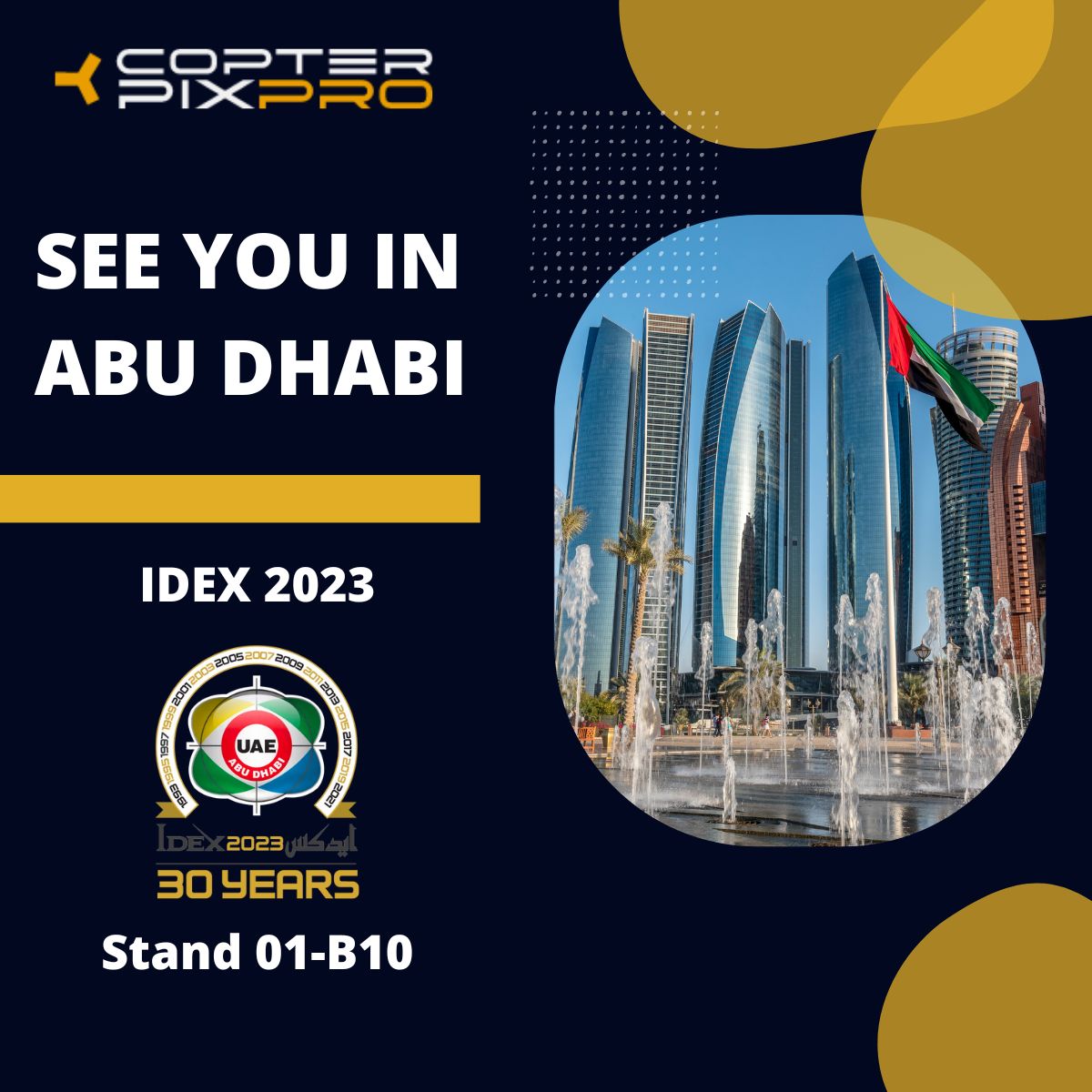 IDEX 2023- Abu-Dhabi – CopterPIX Pro